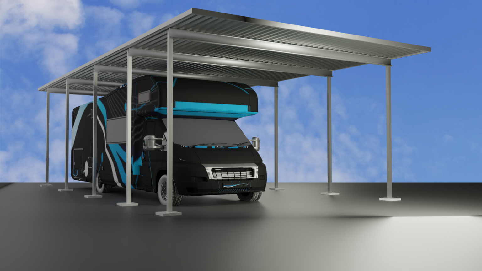 Metal RV Carport Kits In California - Large Selection Of Kits
