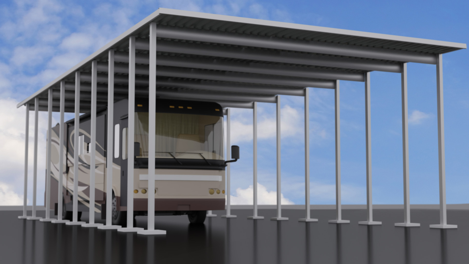 Metal RV Carport Kits In California - Large Selection Of Kits